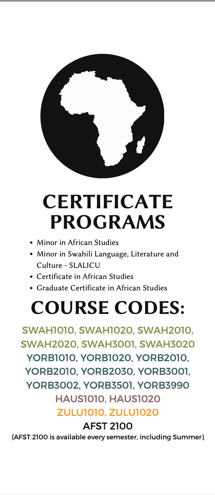 Program in African Languages (PAL) | Institute for African Studies